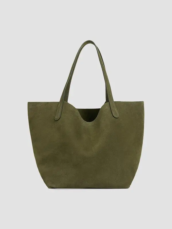 MANSUR GAVRIEL Everyday Suede Tote Bag - Algae
