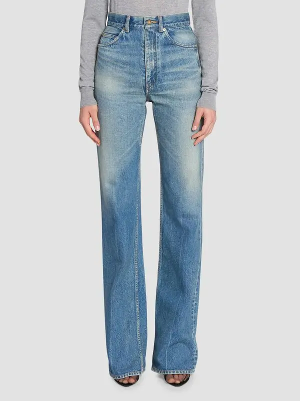 Saint Laurent 70's Authentic Medium Denim Jeans
