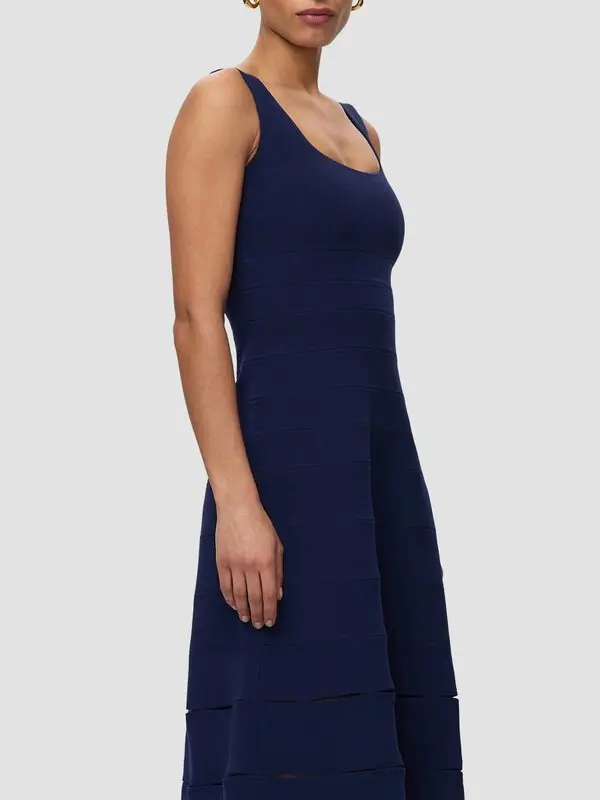 Herve Leger Zinnia Stretch Crepe Midi-dress