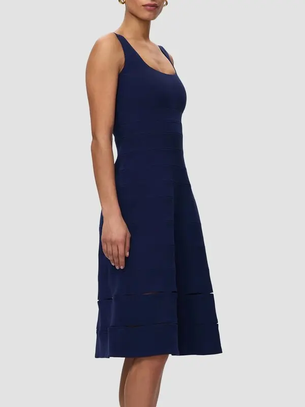 Herve Leger Zinnia Stretch Crepe Midi-dress