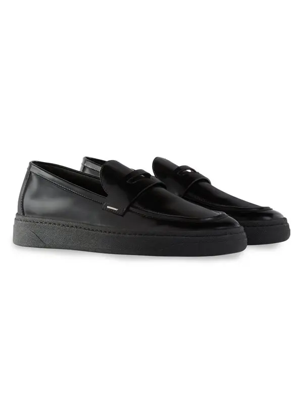 GIUSEPPE ZANOTTI Leather Penny Loafers