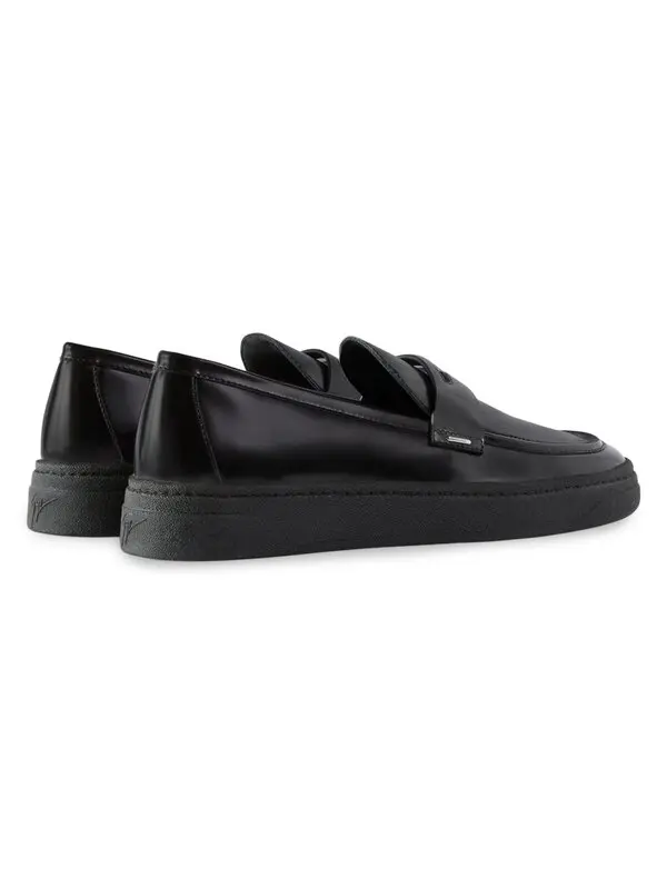 GIUSEPPE ZANOTTI Leather Penny Loafers