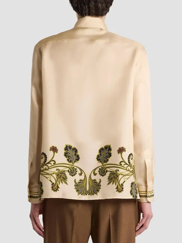 Etro Silk Paisley Button-front Shirt