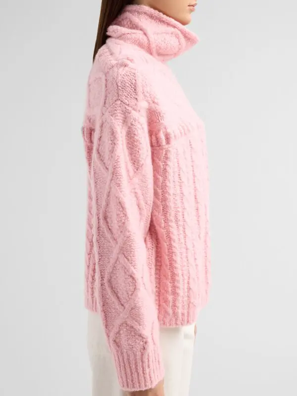Guest In Residence Super Cloud Cashmere-silk Turtleneck Sweater