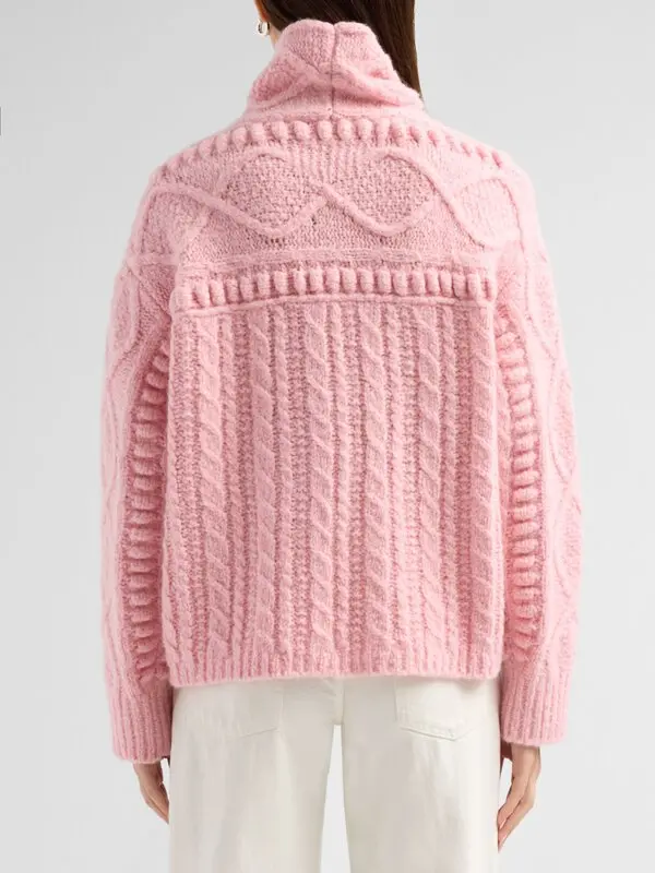 Guest In Residence Super Cloud Cashmere-silk Turtleneck Sweater