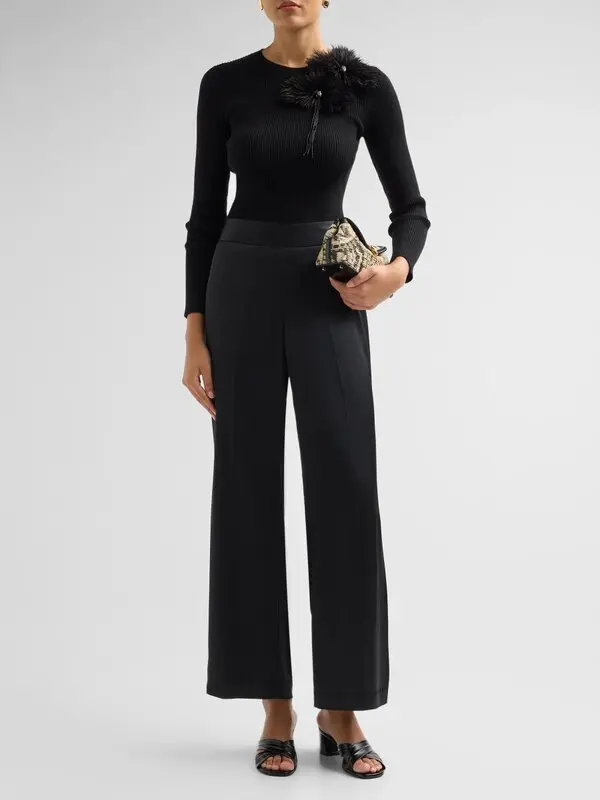 Elie Tahari The Rylee Satin Pants