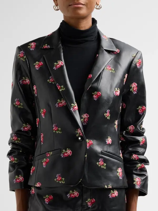 Cinq À Sept Le Petit Khloe Rose-print Blazer