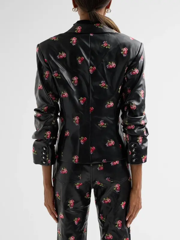 Cinq À Sept Le Petit Khloe Rose-print Blazer