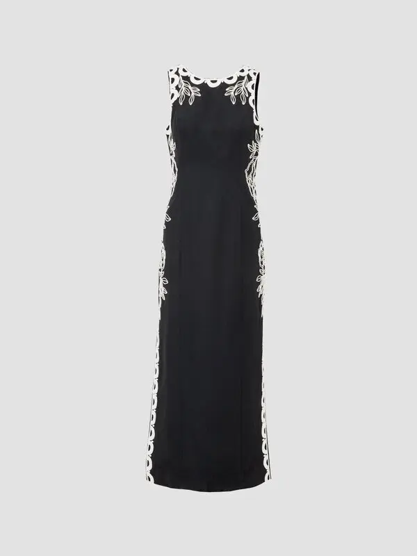 Lilly Pulitzer® Messina Shift Maxi Dress - Noir