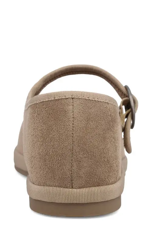 Mia Miluna Mary Jane Flat - Maple