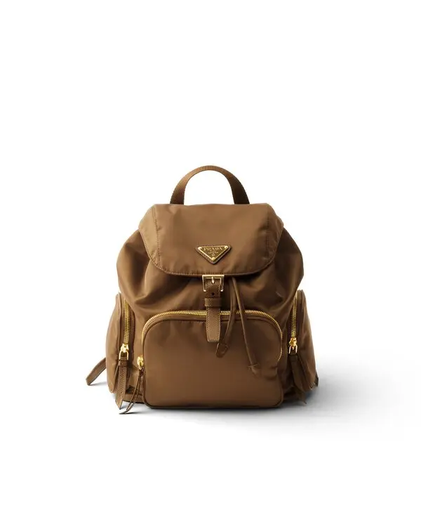 Prada Small Re-nylon Backpack - Brown
