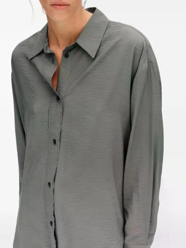 Bimba Y Lola Anthracite Straight-leg Shirt