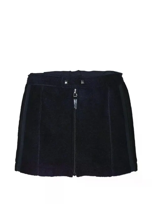 Toga Zip-up Panelled Straight Short Skirt