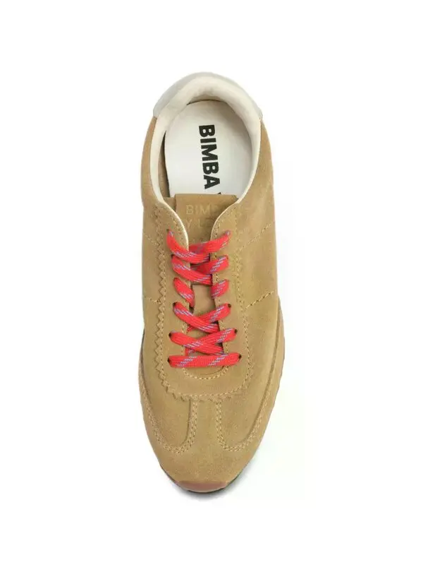 Bimba Y Lola Shoes In Ochre Suede