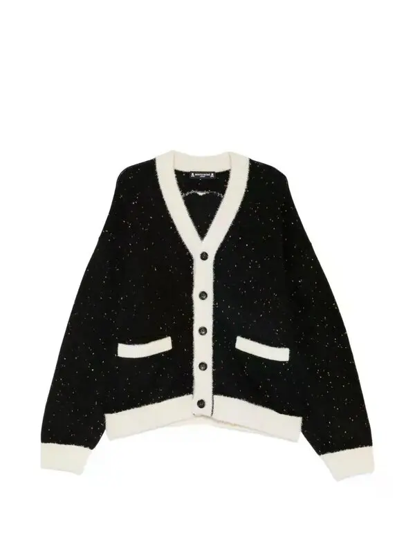 MASTERMIND WORLD Flecked-knit Tweed Cardigan