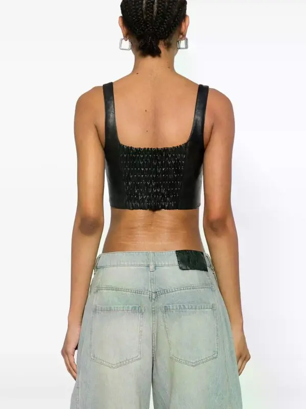 Adidas Faux-leather Top