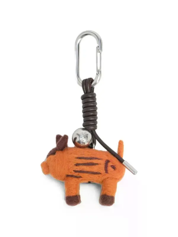 Bimba Y Lola Felted Wild Boar Key Ring