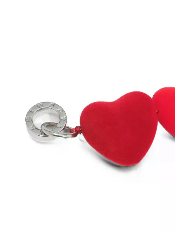 Bimba Y Lola Flocked Heart Necklace