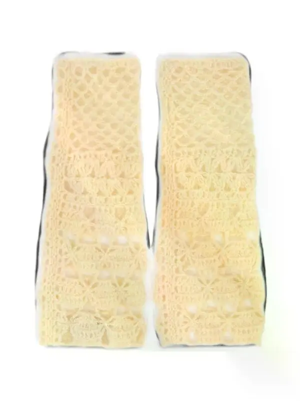 Bimba Y Lola Light Mohair Gloves - Yellow