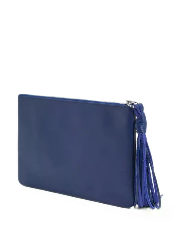 Bimba Y Lola Electric Leather Clutch Bag With Medium Zipper Closure