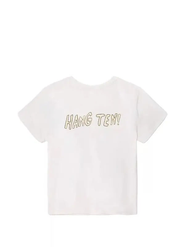 RE/DONE Graphic-print T-shirt - Neutrals