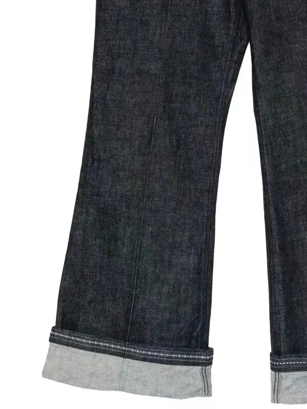 ADER ERROR Seam-detail Turn-up Jeans