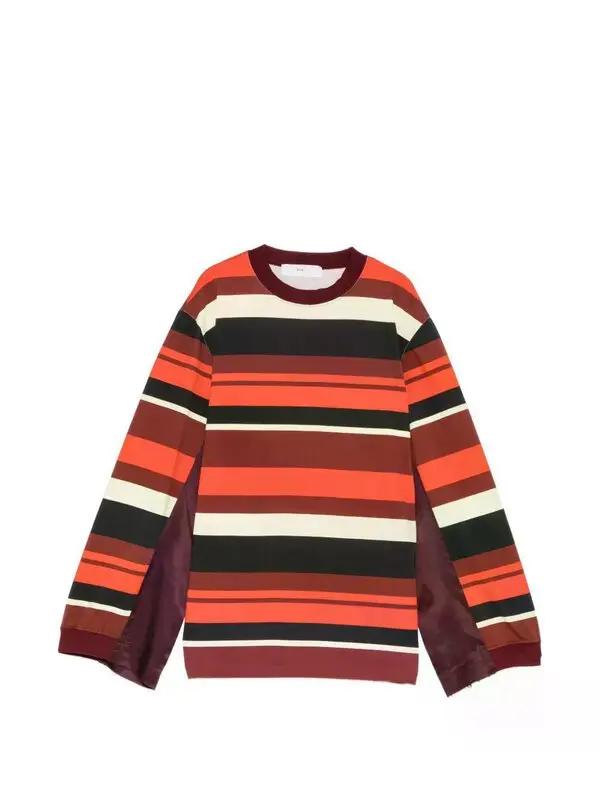 Toga Striped Panelled T-shirt
