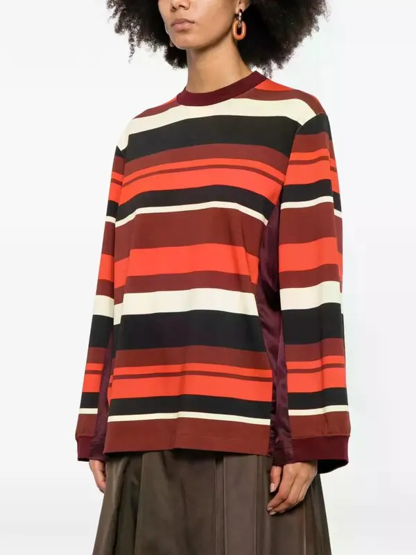 Toga Striped Panelled T-shirt