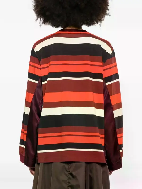 Toga Striped Panelled T-shirt
