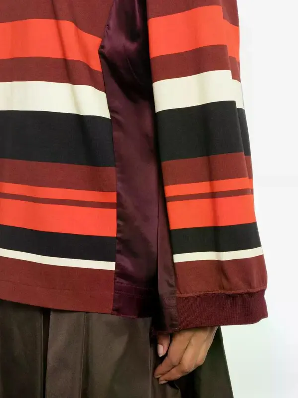 Toga Striped Panelled T-shirt