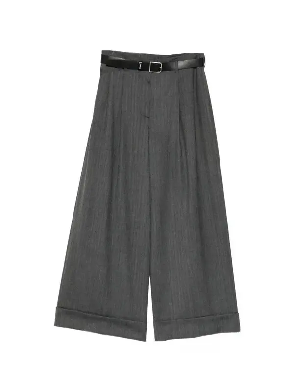 JUUN.J Pleated Wide-leg Trousers