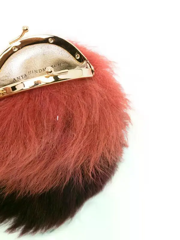 ANYA HINDMARCH Shearling Space Creature Coin Purse