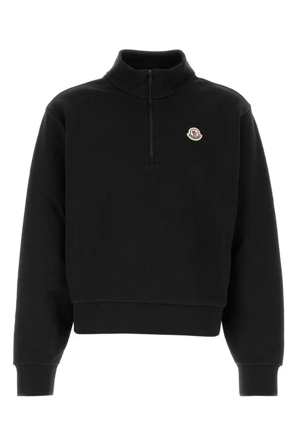 Moncler Cotton Sweatshirt - Black