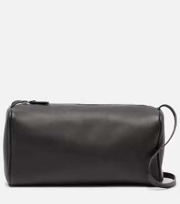 THE ROW 90s Shoulder Bag In Ebony - Brown