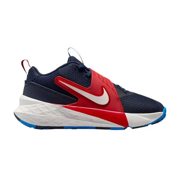 Nike Team Hustle D 12 Gs 'team Navy University Red