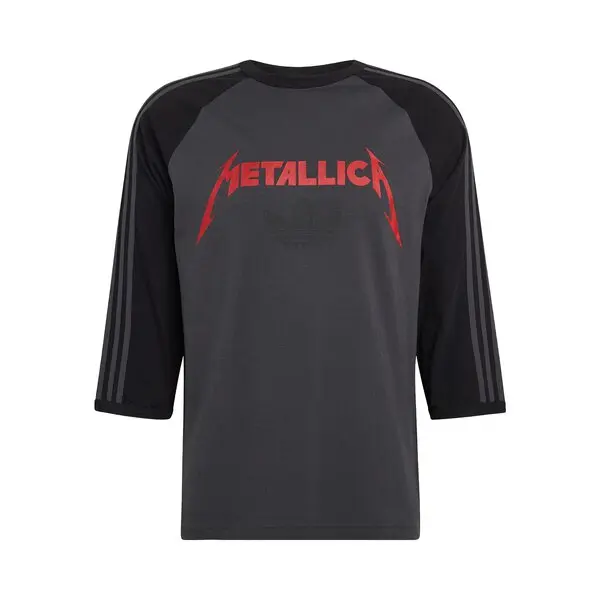 Adidas X Metallica 3/4 Sleeve Cali Tee 'carbon - Black