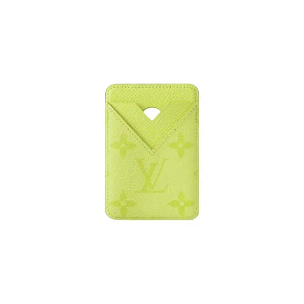 LOUIS VUITTON Magnetic Card Holder 'lemon Monogram Canvas - Yellow