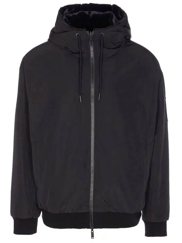 Moose Knuckles Roland Reversible Hooded Jacket - Black