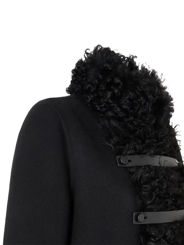 Fendi Wool And Shearling Coat