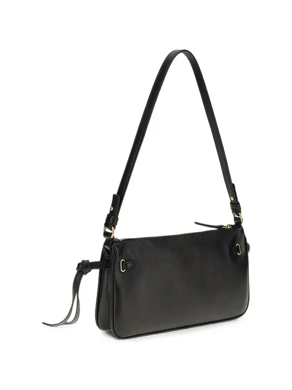 Chloé Mini Paddington Sling Pouch With Soft Leather Shoulder Strap - Black
