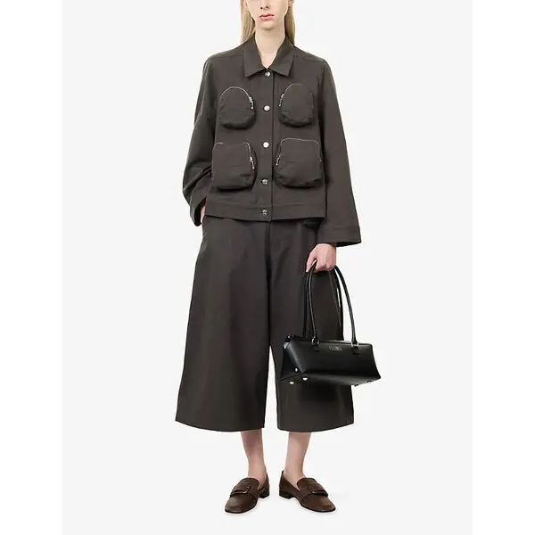 MELITTA BAUMEISTER Cargo Cotton Shirt Jacket