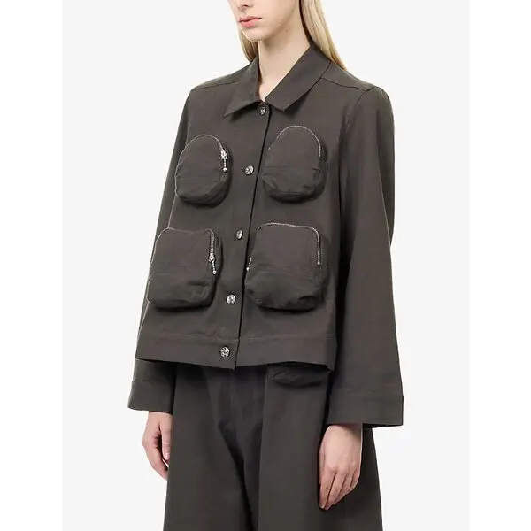 MELITTA BAUMEISTER Cargo Cotton Shirt Jacket