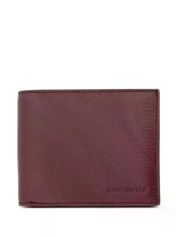 COCCINELLE Medium Smart To Go Logo-debossed Grained Wallet - Red