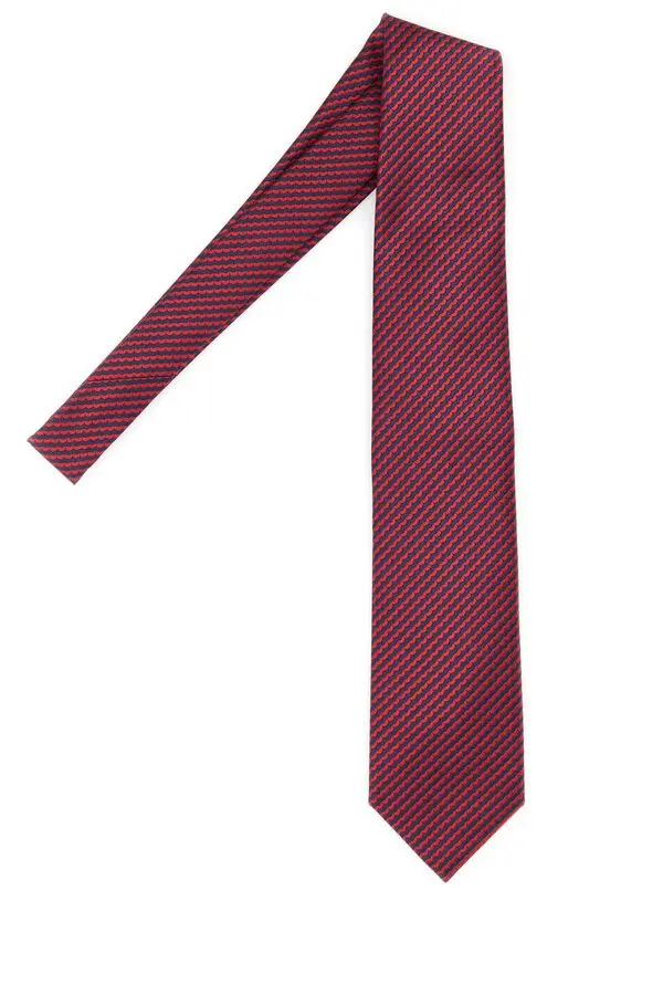 Brioni Embroidered Silk Tie