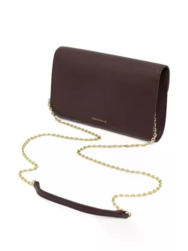COCCINELLE Small Nikla Logo-plaque Leather Crossbody Bag