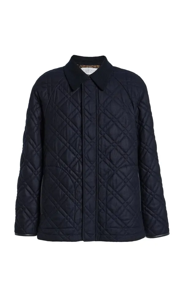 Gabriela Hearst Clarence Barn Jacket - Dark Navy