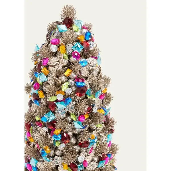 SALZBURG CREATIONS Bright Holiday 18" Tabletop Christmas Tree