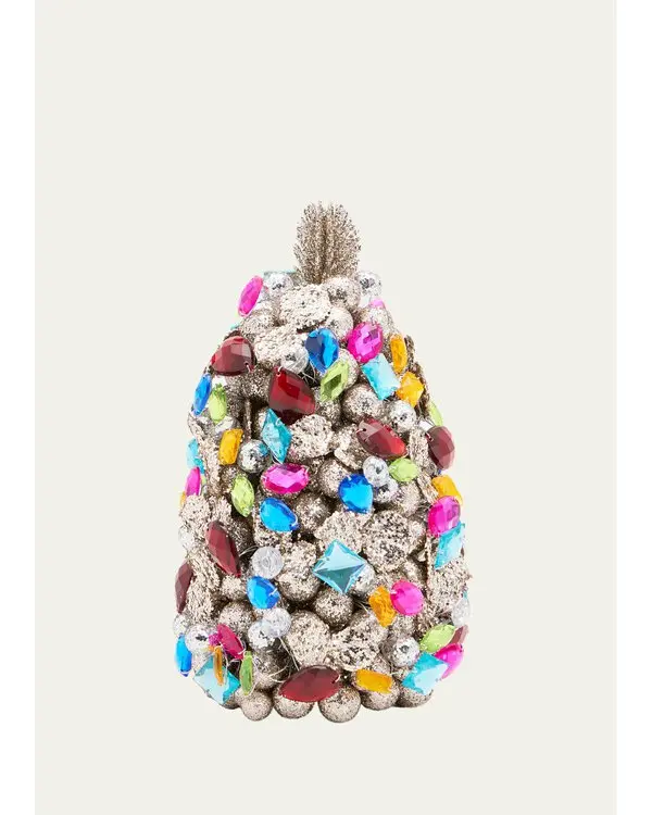 SALZBURG CREATIONS Bright Holiday 7" Tabletop Christmas Tree