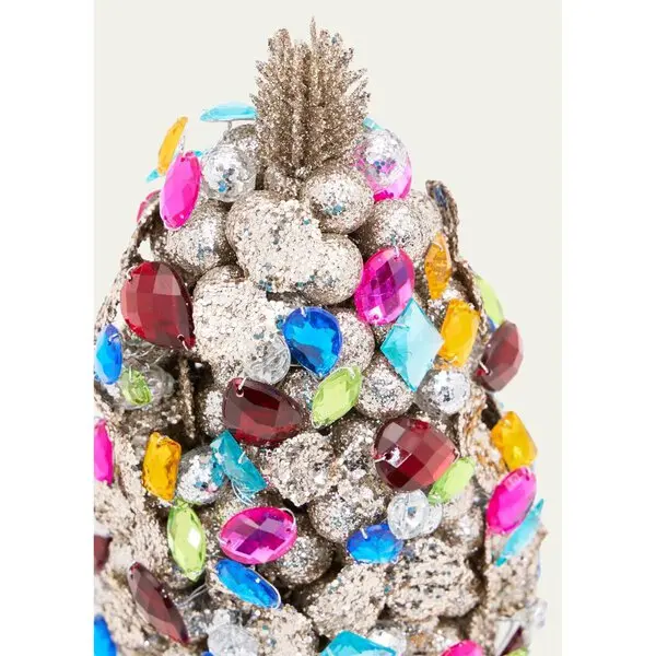 SALZBURG CREATIONS Bright Holiday 7" Tabletop Christmas Tree