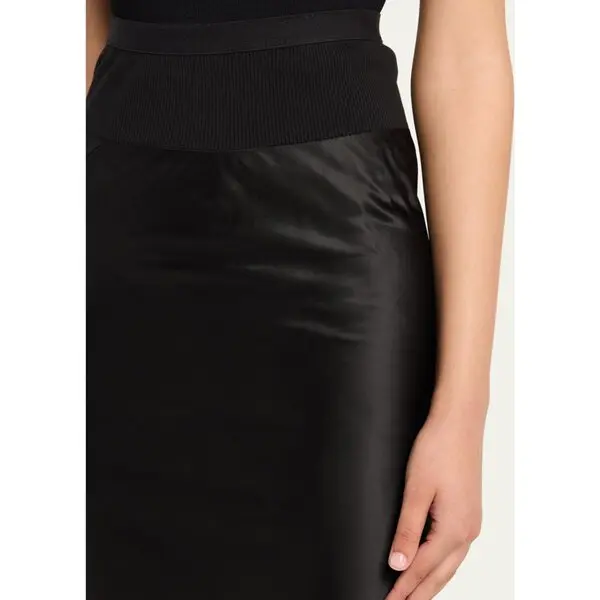 Rick Owens Coda Mixed-media Maxi Skirt
